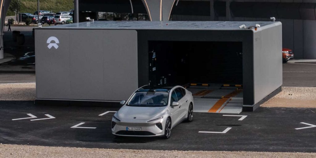 NIO: Erste Power Swap Station in Deutschland fertiggestellt - MeinAuto.de