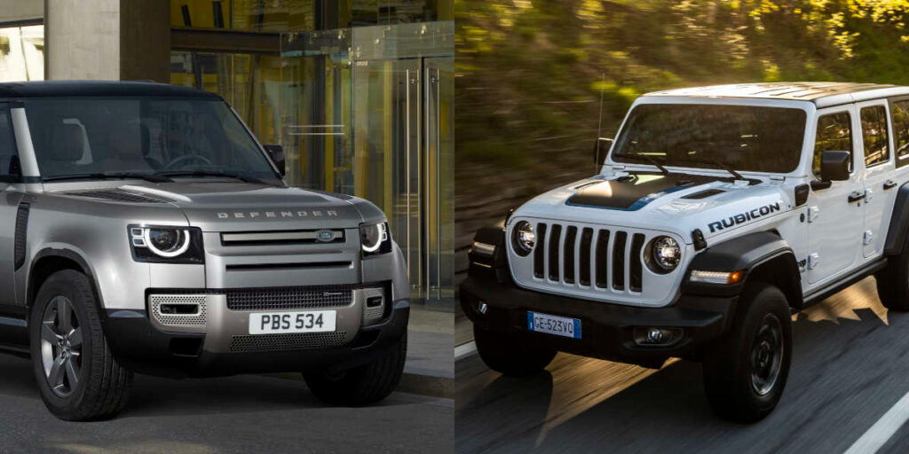 Land Rover Defender oder Jeep Wrangler (Test 2022): Welche Legende ...